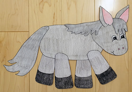 Donkey Template Printable