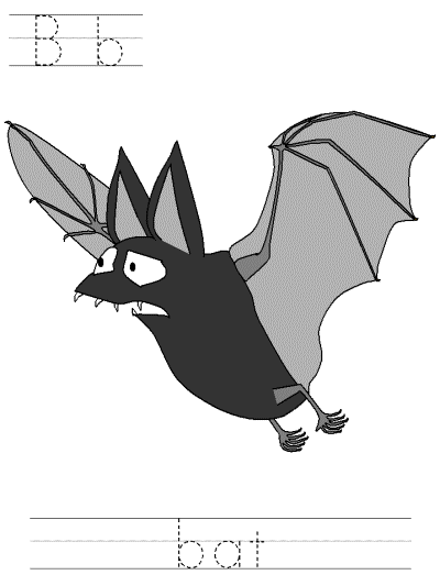Letter B Animal Coloring Pages