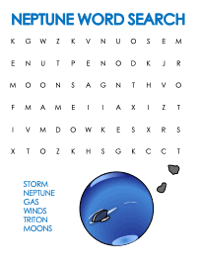 Outer Space Word Searches