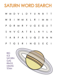 Outer Space Word Searches