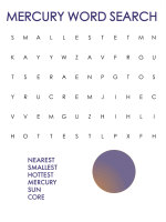 Outer Space Word Searches